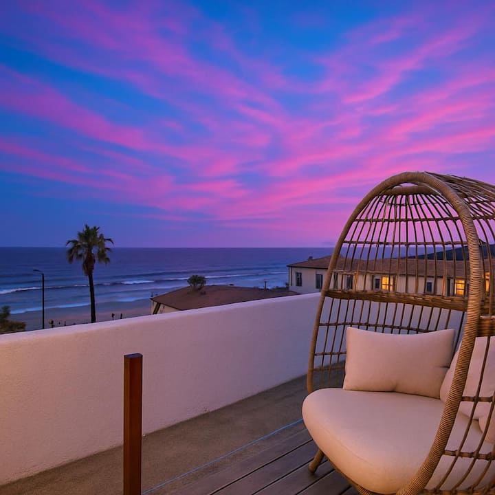 Oceanview Luxe Loft W/rooftop Deck Condo Sleeps 10 - San Diego, CA