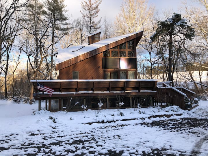 Njchalet - Winter At The Cabin By The Creek - Easton, PA