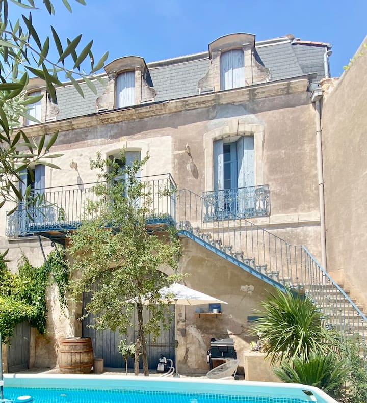 Maison De Maître & Piscine – Le Chai Des Tuileries - Pézenas