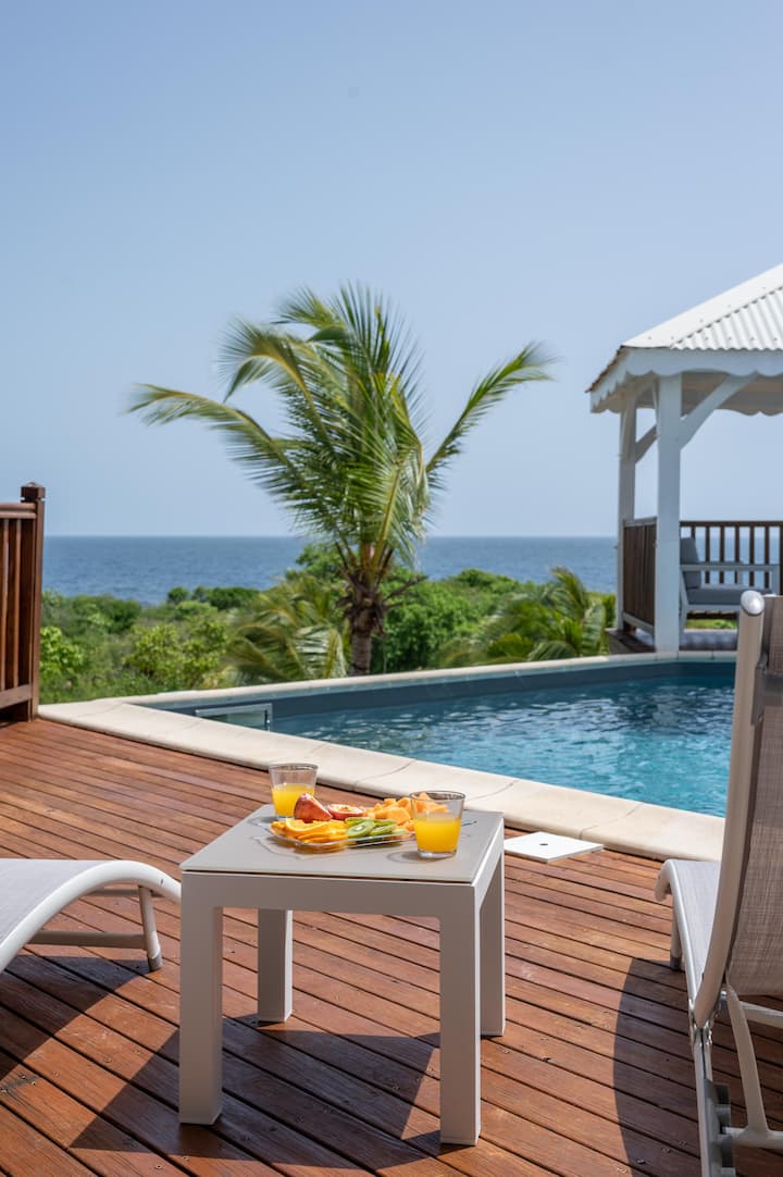 Villa Holy Days - Piscine & Magnifique Vue Mer - Guadeloupe