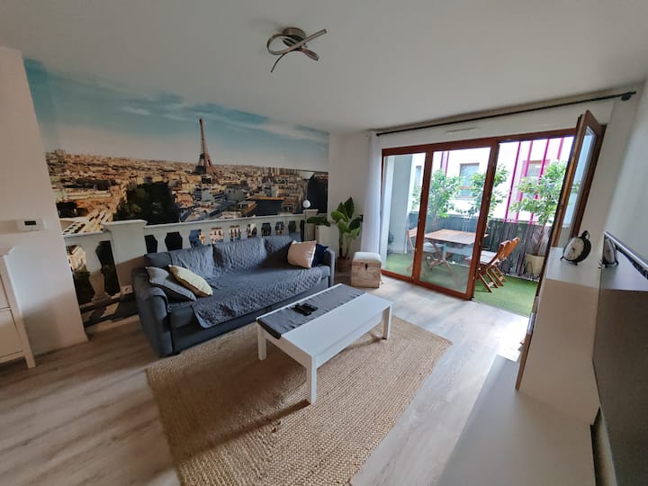 Appartement Cosy 2 Pièces 45m² Proche Tram Bezons - Houilles