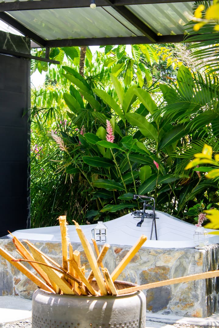 Rural Villa With Private Tub In Nature - Quimbaya