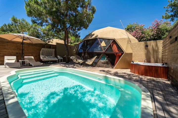 Lüks 'Glamping' ÖZel Havuzlu Kubbe Evi -1500-3 - Turkey