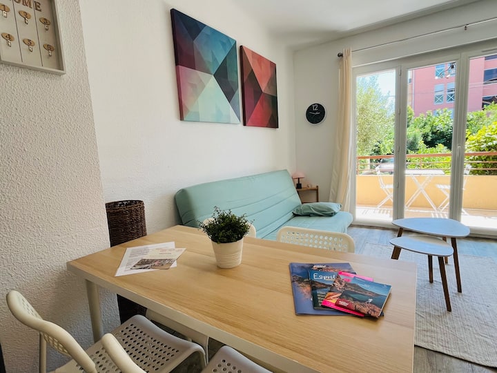 Studio Tout Confort Centre Ville Et Bord De Mer - Saint-Aygulf