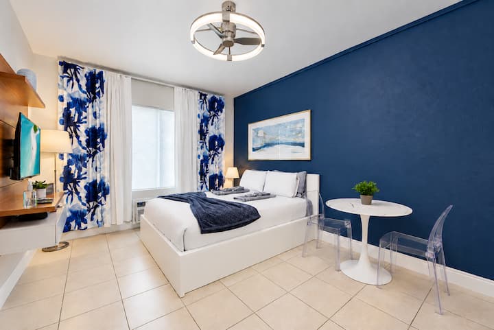 Studio Art Déco à Quelques Pas De La Plage - Miami Beach, FL
