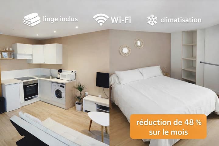 Rousquille / T3 - Rdc Central Avec Patio Extérieur - Port-Vendres