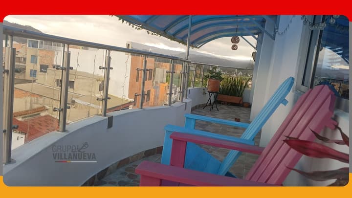 Aparta-estudio Céntrico Con Vista. - Paipa