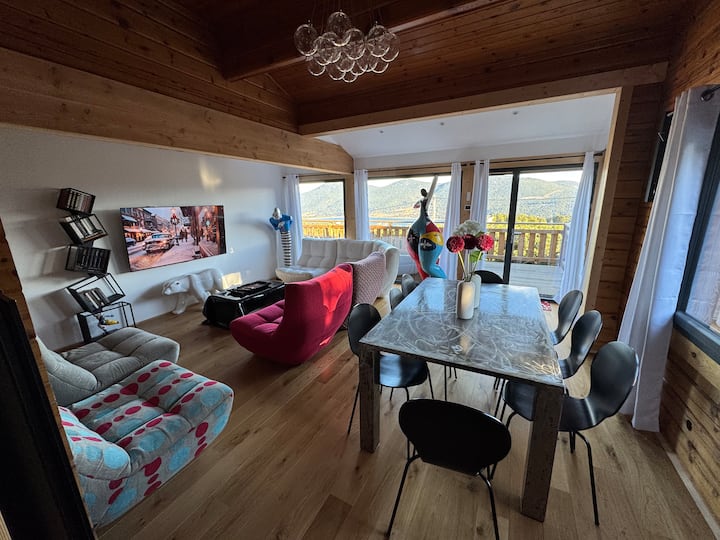 Chalet De Standing Belle Vue Panoramique Lac - Les Angles