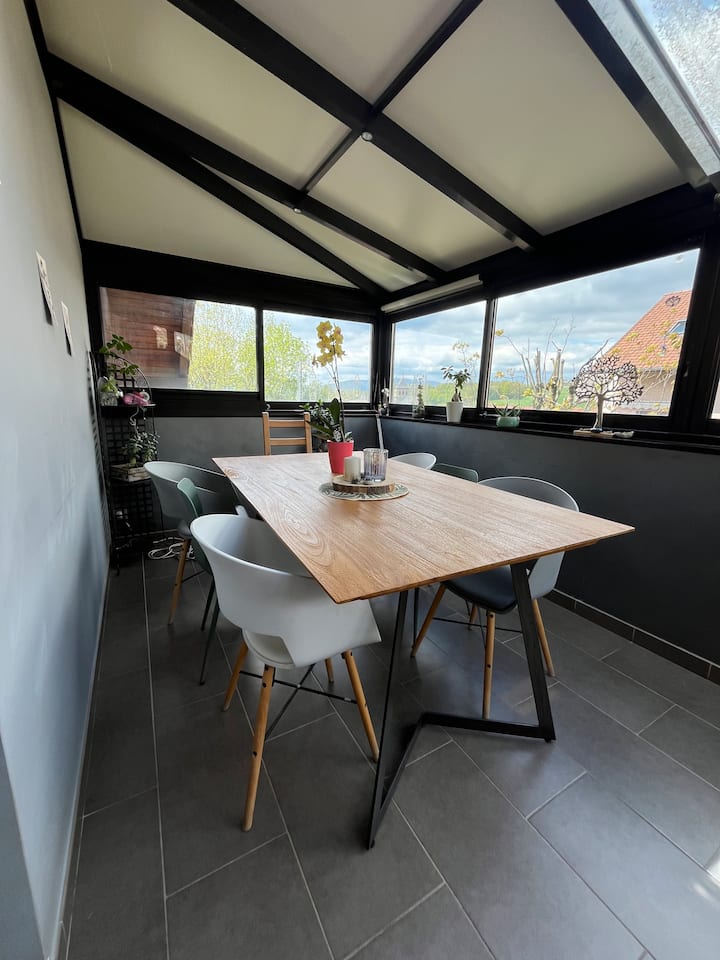 Appartement Cosy à La Campagne Prox Annecy  Genève - Cruseilles