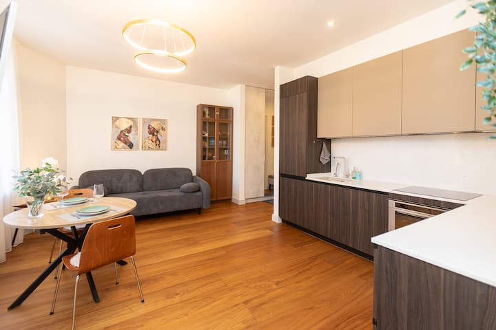 Stylish 1br • King Bed • Quiet City Center - Riga