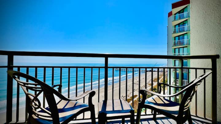 Breathtaking Views! Dog Friendly Oceanfront Room - Myrtle Beach, SC