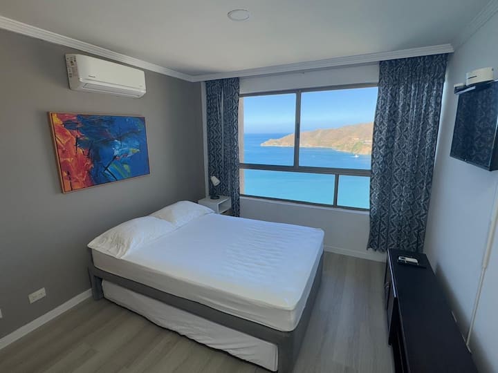 Spectacular View Of The Beach El Rodadero 1502 - 聖塔馬它