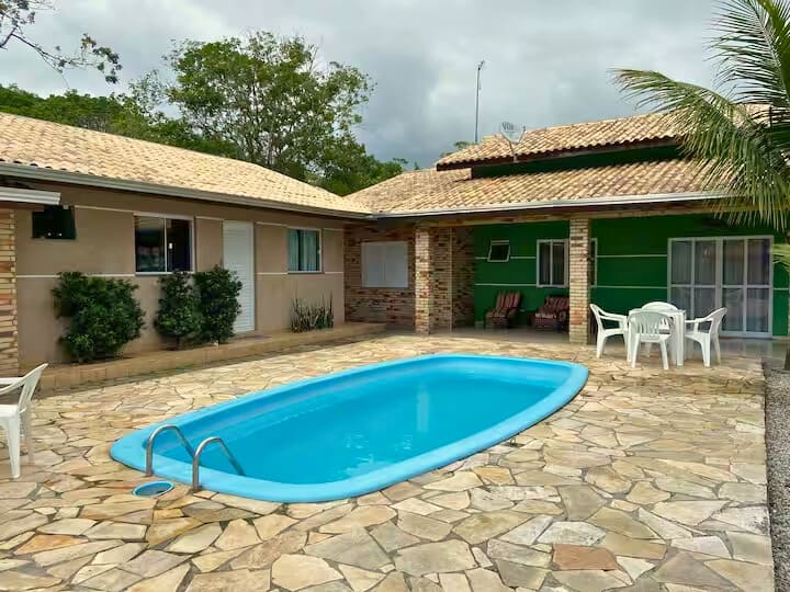 Casa Com Piscina E Campo De Futebol | Itapoá - Itapoá