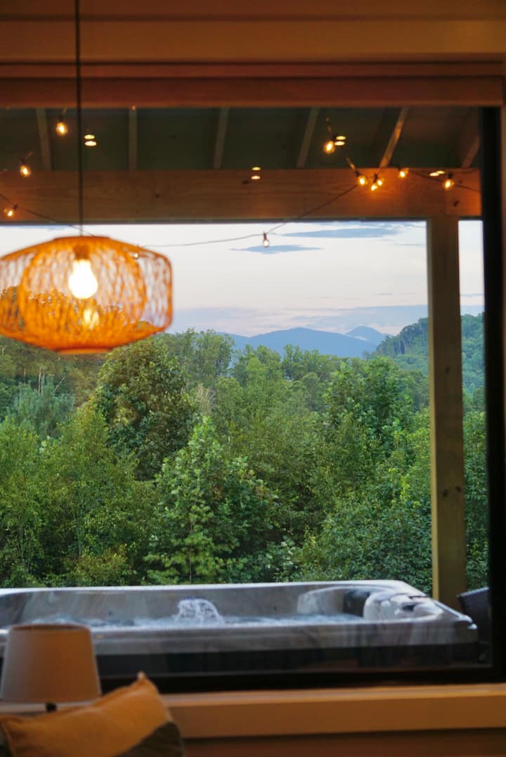Mtn View Spa + Ir/steam Sauna + Hot-tub + Trails - Carolina del Norte