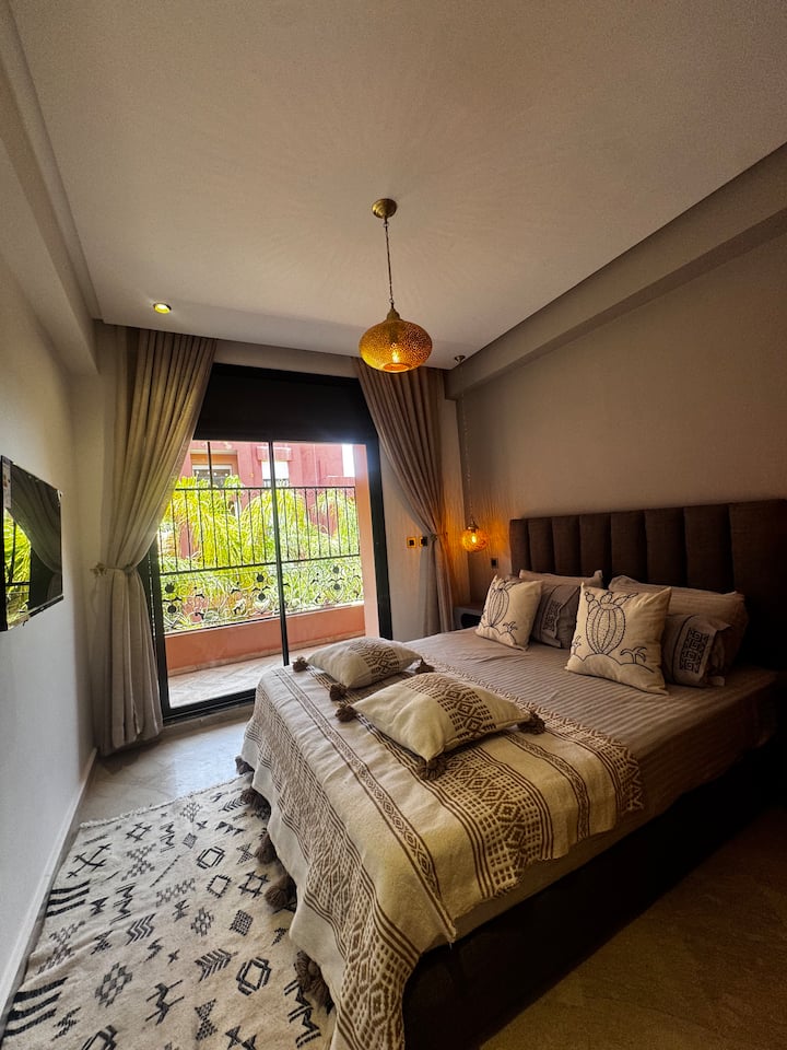 Hivernage Confort 2 Suites Avec Piscine Et Garage - Marrakech