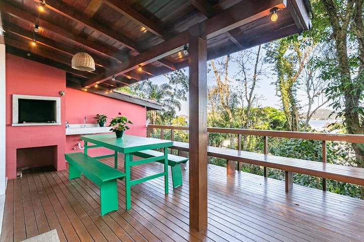 Casa Charmosa Na Mata Com Vista Da Lagoa. - Florianópolis