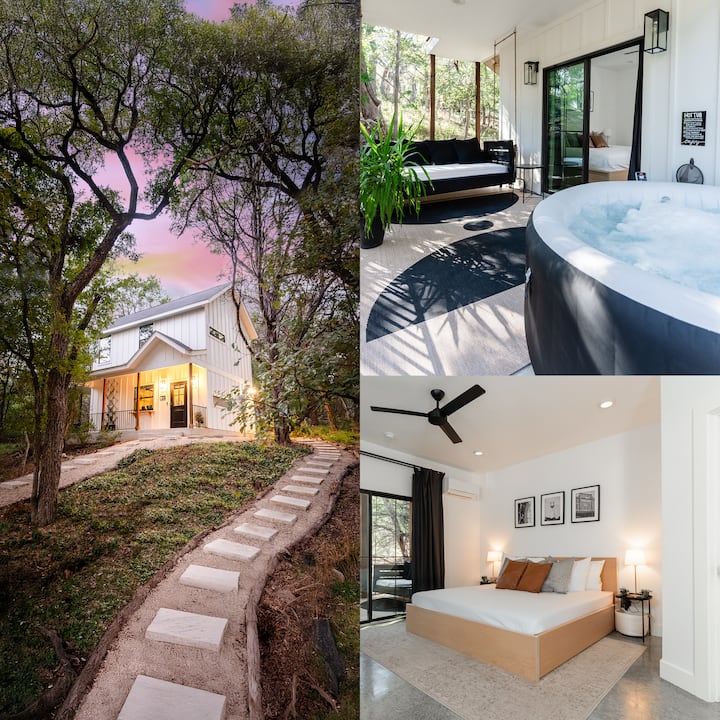 Private First Floor Suite | Hot Tub | Swing - New Braunfels, TX
