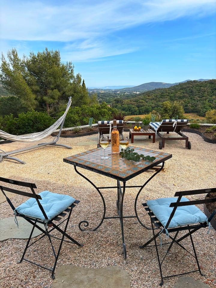 Agréable Chambre D'hôte Avec Vue Mer - Bormes-les-Mimosas