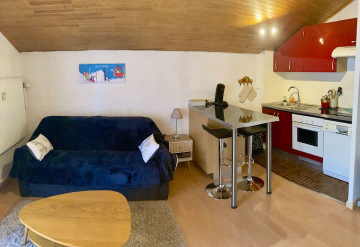Appartement 48m² - 2 Chambres - Centre Station - Les Deux Alpes