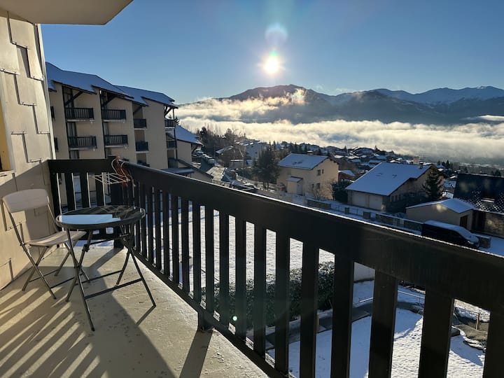 Superbe T2 Cabine Plein Sud - Font-Romeu-Odeillo-Via