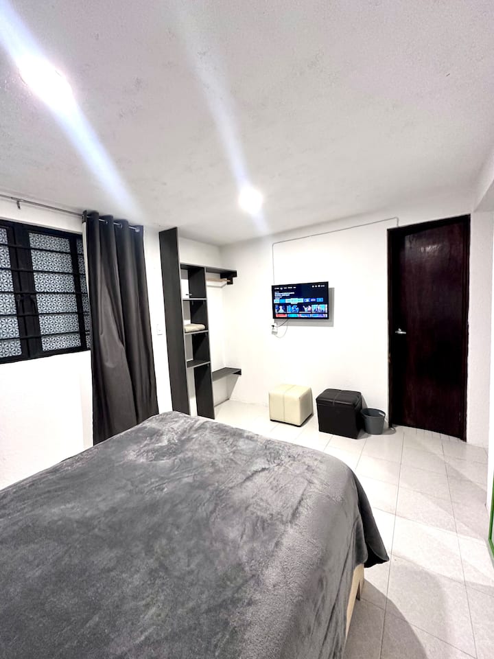 Mini Depa Independiente Tranquilo Y Equipado - San Pedro Cholula