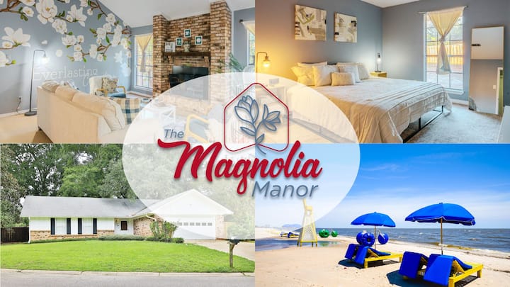 Vibrant King Bed Suite, 4br, & Beach 5 Min Away! - Biloxi, MS