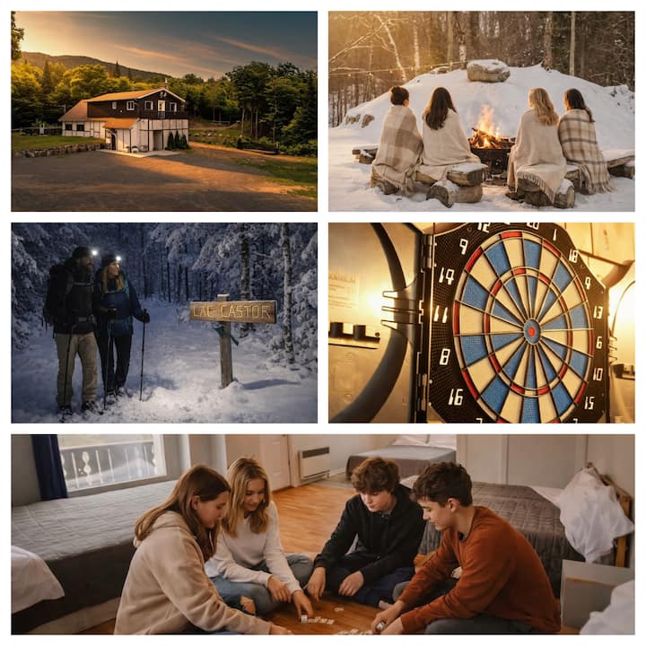 Le Suisse• Piscine/spa/lac/30 Voyageurs - Québec