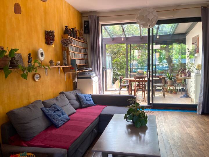 Chambre Lit Queen-size - Maison 15min De Paris - Noisy-le-Grand