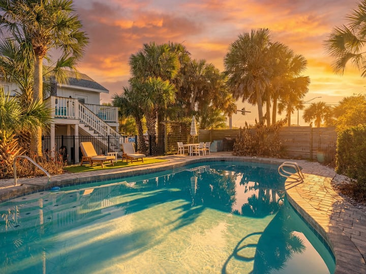 Beach Break. Large Pool. Walk To Publix. - 聖奧古斯丁
