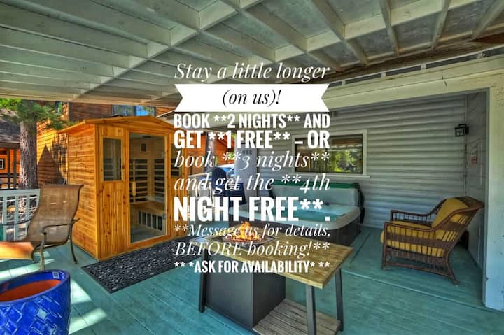 Gray Wolf Lodge I Sauna, Hot Tub, Lake Access - California