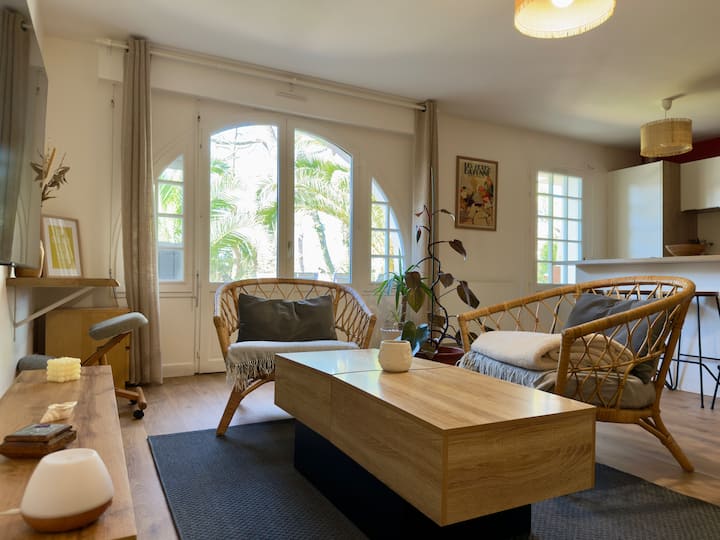 Cosy T2 Entre Golf, Lac & Océan à Biarritz - ビアリッツ