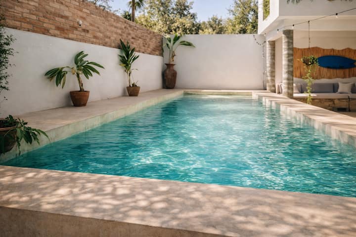 2br Oasis W/ Pool, Walk To Beach & Town - Sayulita