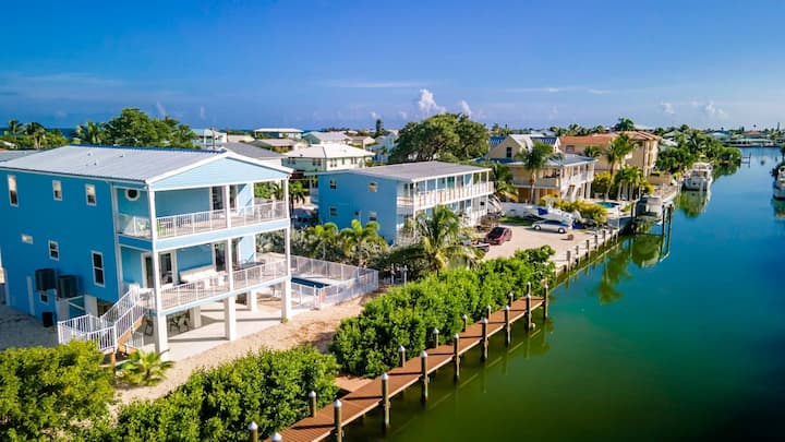 Snorkel Shack On Sombrero 4 Bedrooms 3 Baths With Pool And 100 Ft Of Dockage - Marathon, FL