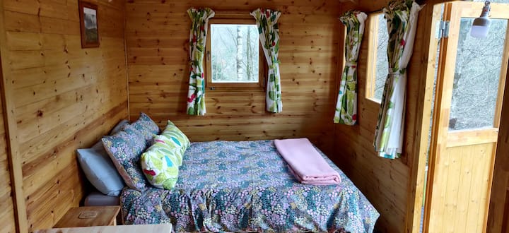 Pike's Cabin  At Nabby Nook Woods, Hebden Bridge. - Todmorden