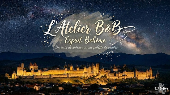 L’atelier B&b - Esprit Bohème, La Nature En Ville - Carcassonne