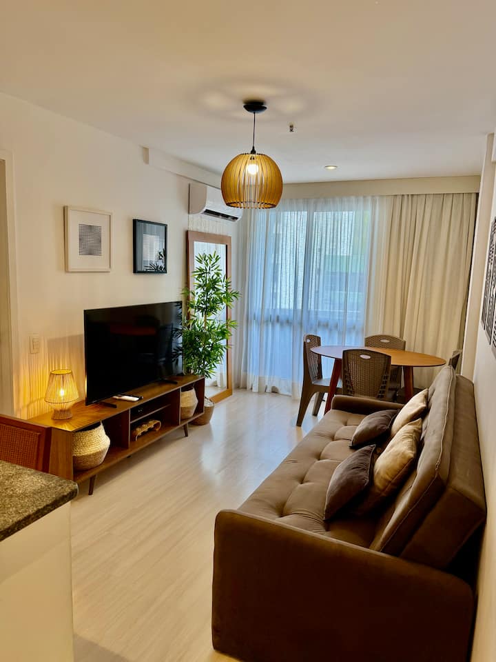 Flat Em Copacabana Com Garagem E Piscina - Rio de Janeiro