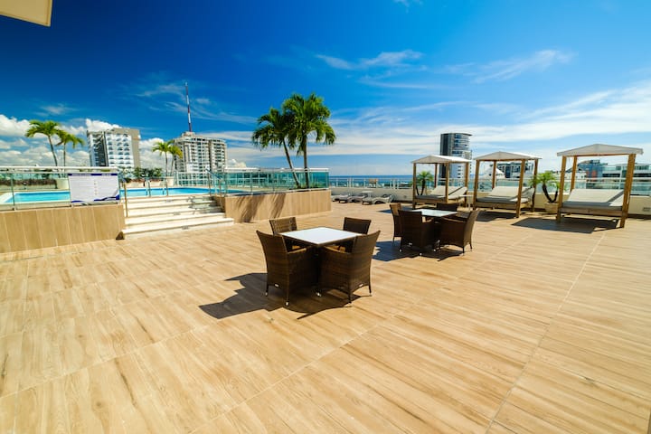 Excentric 2-bed Apt In The Heart Of City, 9floor - Santo Domingo (Dominican Republic)