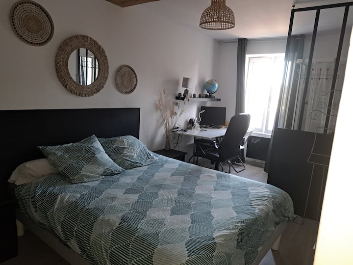Chambre+sdb/wc Dans Maison
Prox Lyon Gare 3min - L'Arbresle