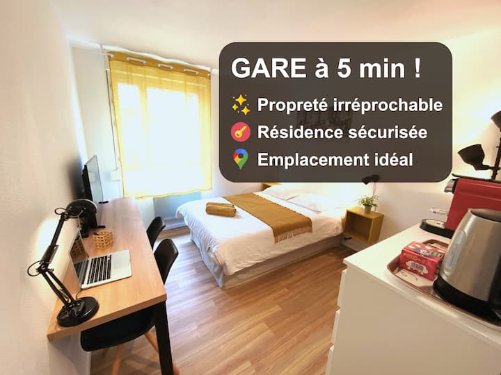 ⭐️ Calme & Repos à 5 Min. Gare Sncf Part-dieu ⭐️ - Lyon