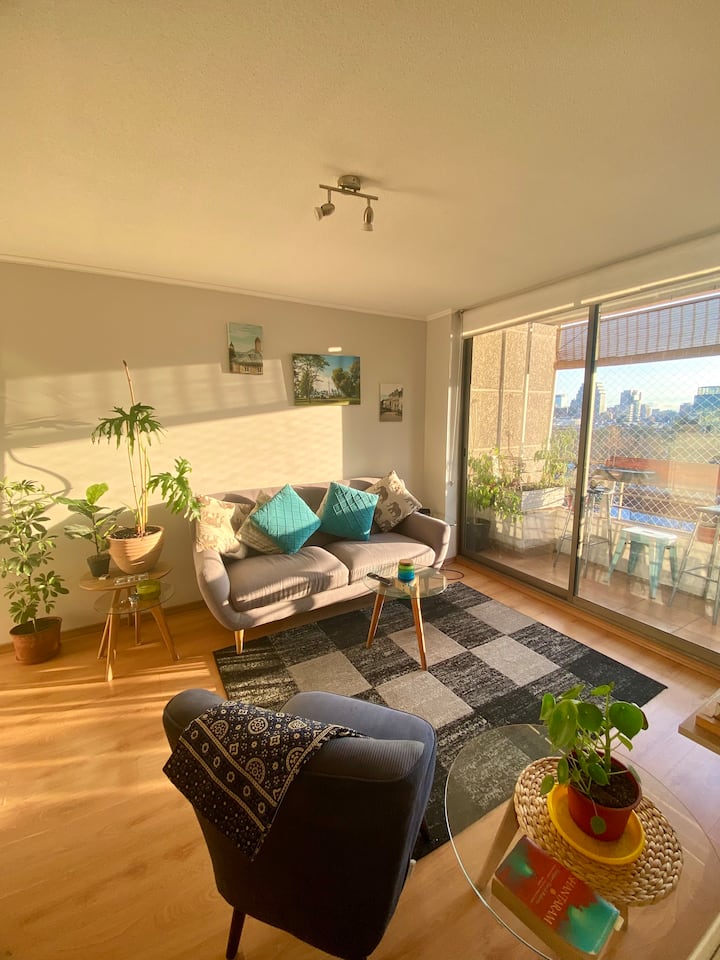 Beautiful Apartment Close To Patio Bellavista. - Providencia