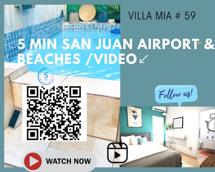 Biggroup?4 Mil  Sju Airport & Beach & Pool 13guest - Puerto Rico