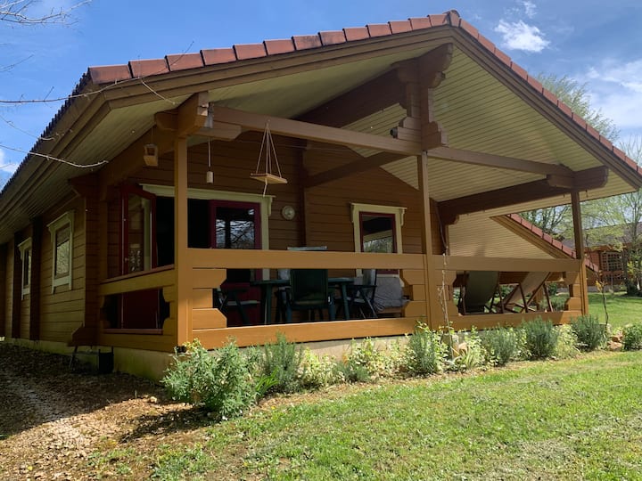 Chalet Tournesol Campagne,  Piscine,  Randonnées - Lot