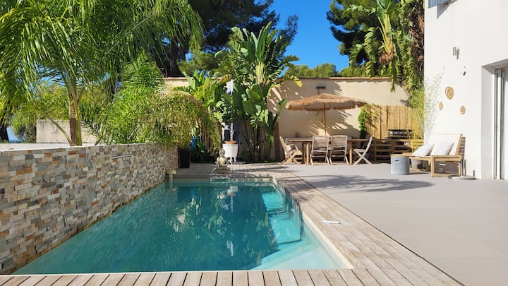 Charmant Logement, Jardin, Piscine, Ambiance Zen - Saint-Cyr-sur-Mer
