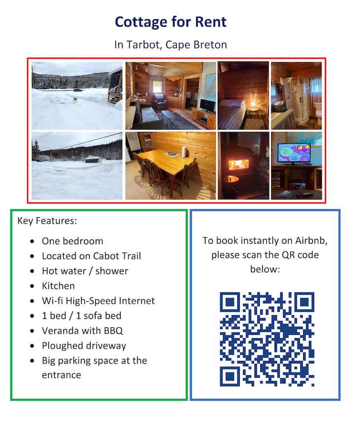 Adorable One-bedroom Cottage On Cabot Trail - Île de Cap Breton