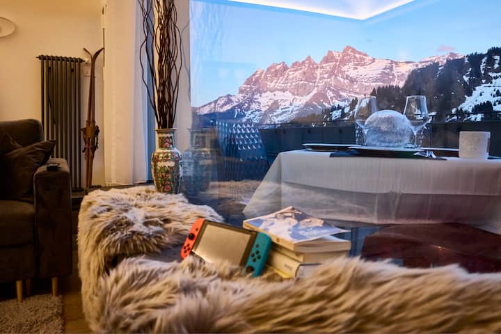 Design Neuf · Vue Dents Du Midi · Spot Vtt & Rando - Val-d'Illiez