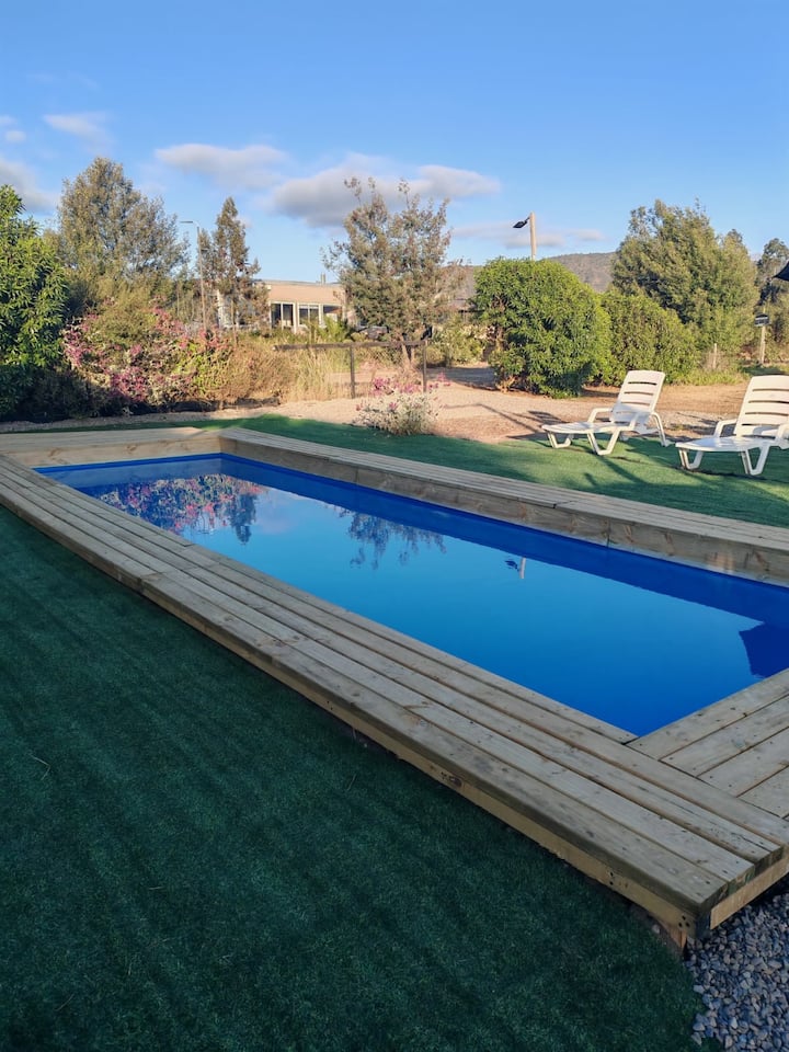 Casa De Campo Paz Tranquilidad Piscina Jardines - La Ligua