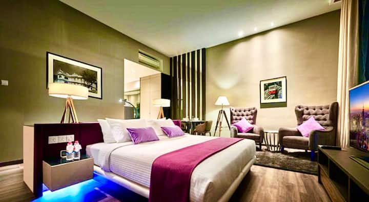 【Big Bathtub】seafront •Kingbed •Town •Couple-stay - George Town