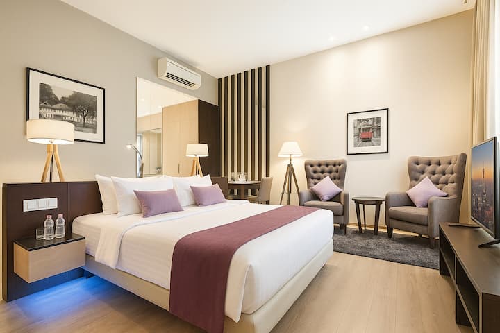 【Big Bathtub】seafront •Kingbed •Town •Couple-stay - George Town