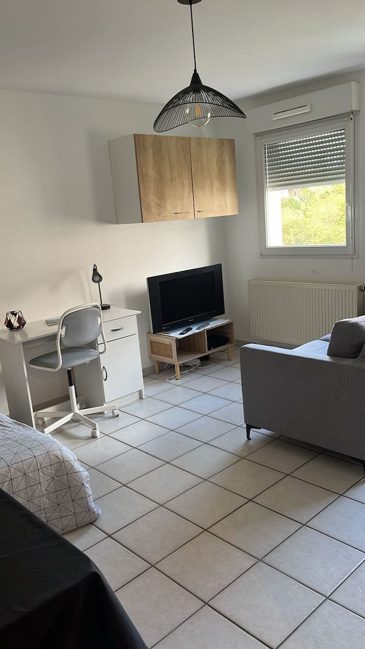 Studio•calme•parking Sous-sol•netflix•wifi Fibre - Ibis Budget Colmar Centre Gare