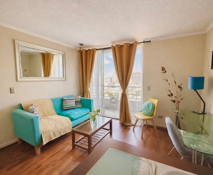 Departamento En Bellas Artes Con A/c Y Vistas - Santiago de Chile